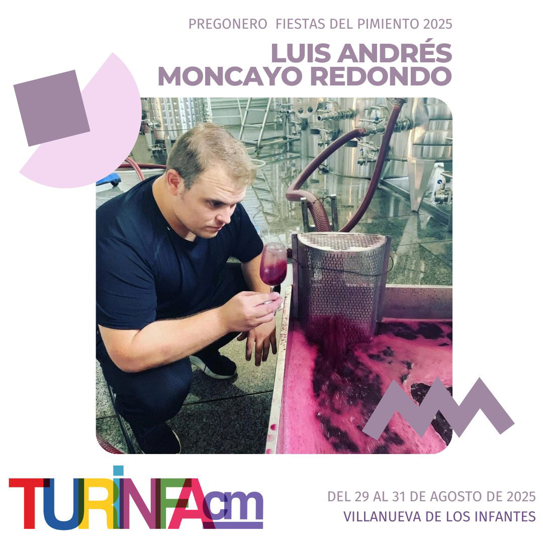 Pregonero de la Feria del Pimiento 2025: Luis Alberto Moncayo - Turinfa CM